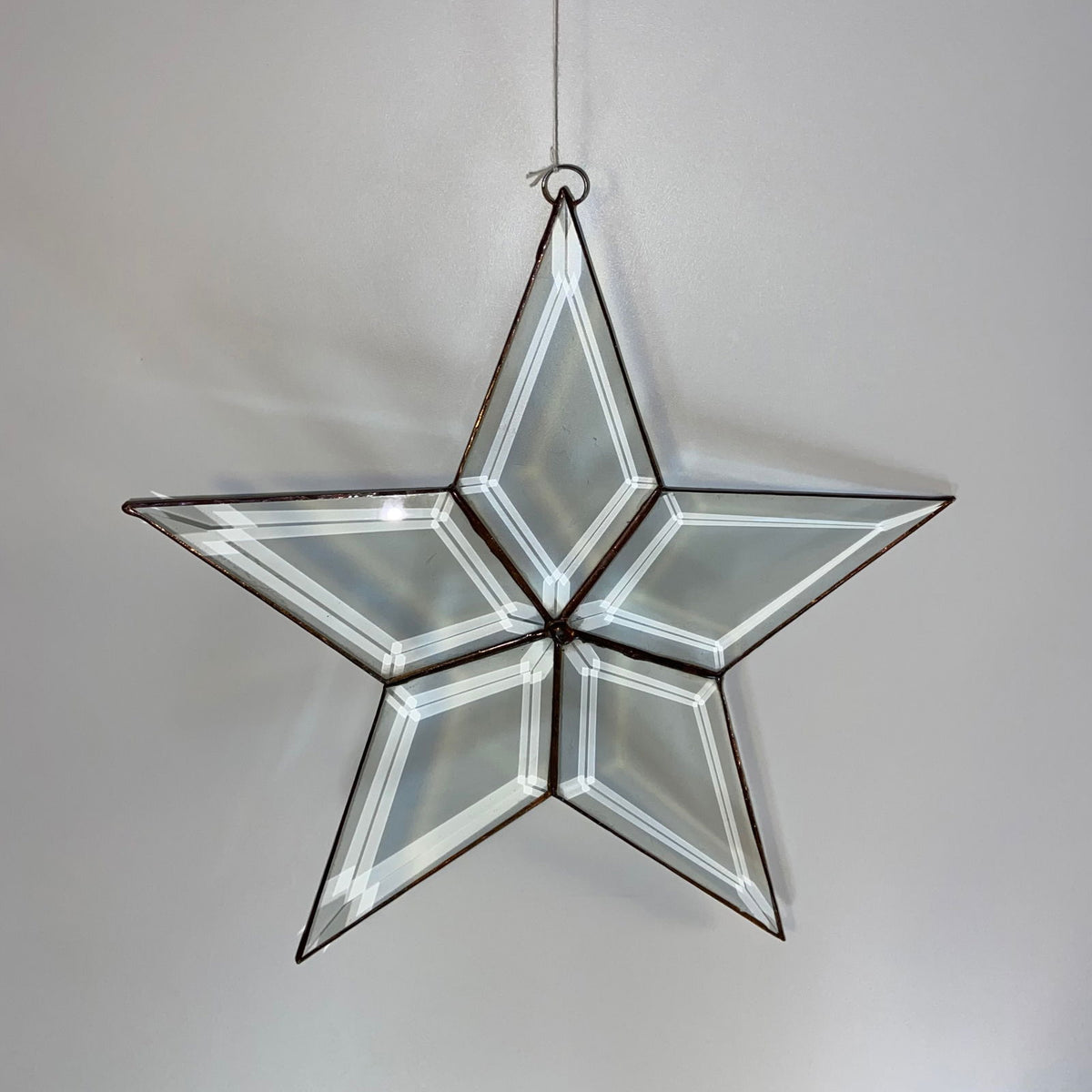 Bevel Star Ornament Large – Stained Glass Express