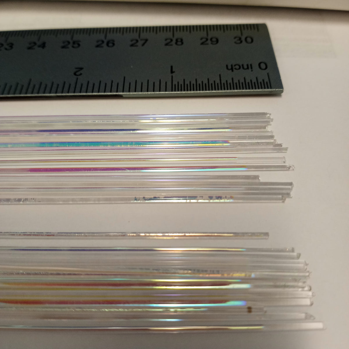 90 COE Clear Dichroic Stringer – Stained Glass Express