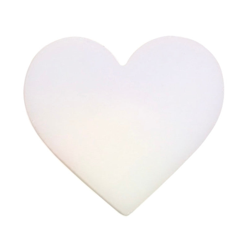 96 Coe Precut Heart White Irid – Stained Glass Express