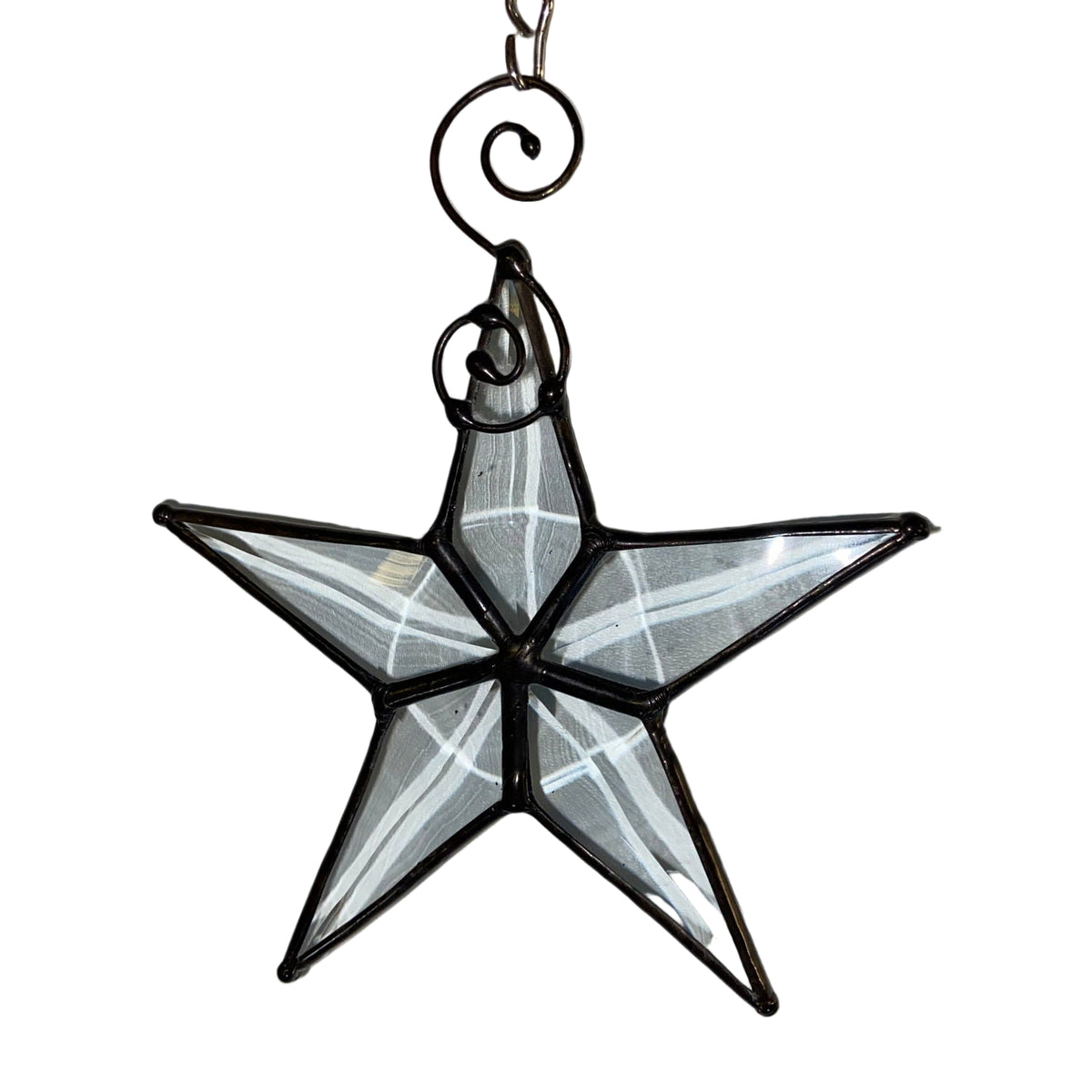 Bevel Star Ornament 4.5" ltd – Stained Glass Express