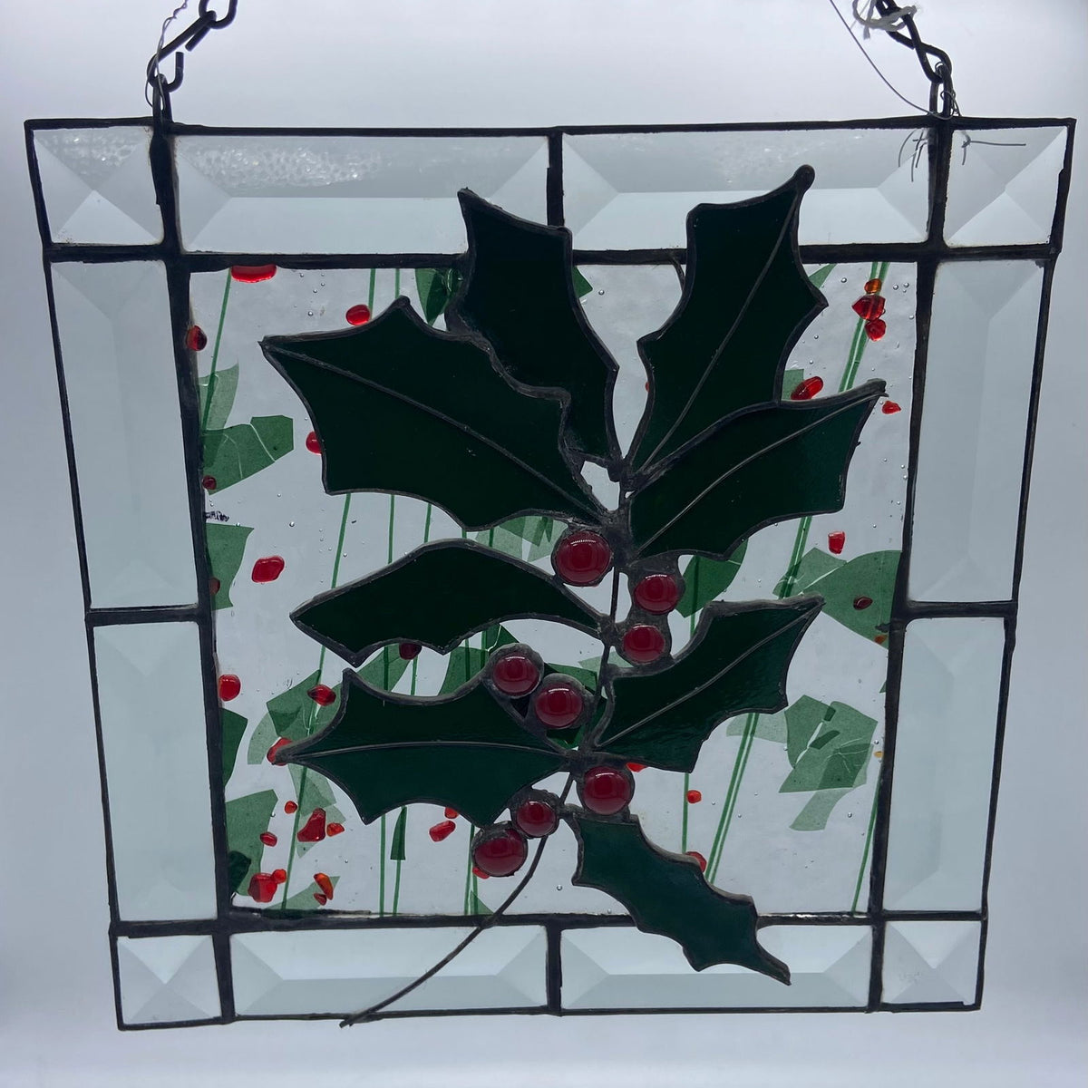 HOLLY BERRY PANEL – Stained Glass Express