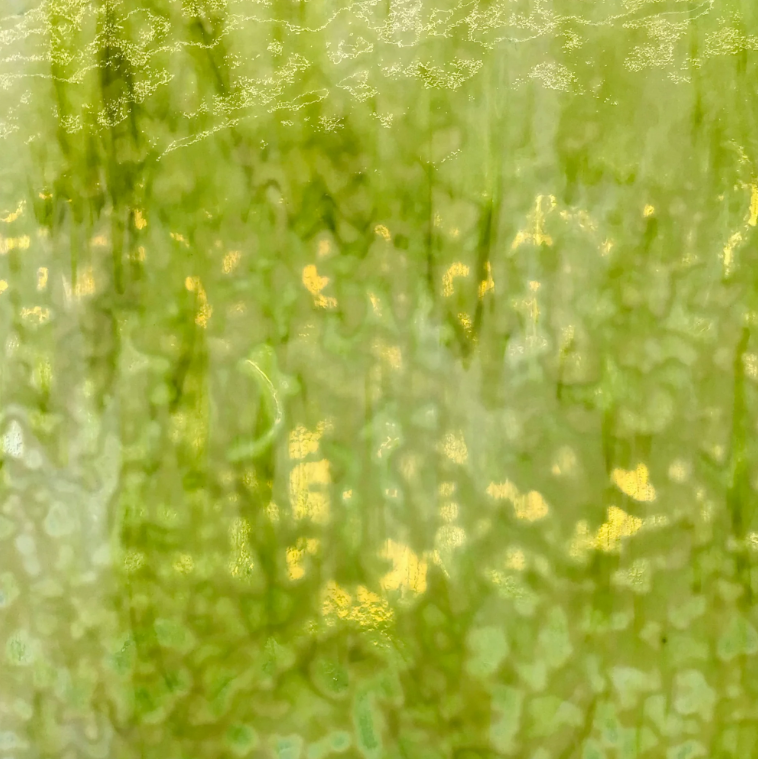 White Opal, Light Green Mottle – Stained Glass Express