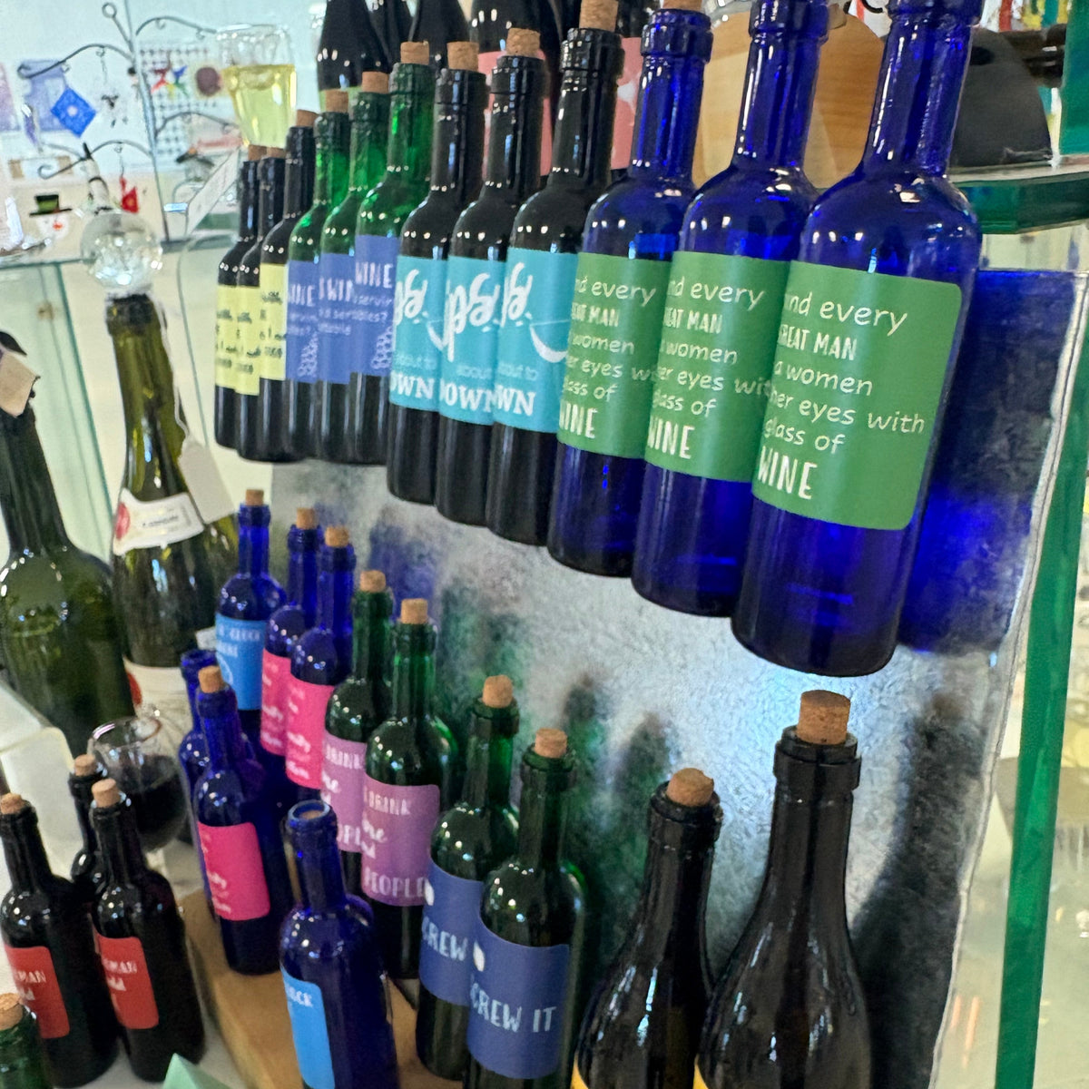 Magnet Wine Bottle – Stained Glass Express