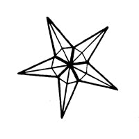 Small Star Bevel Cluster Set of 2 – Stained Glass Express