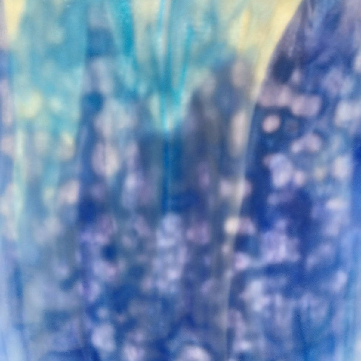 Uroboros by Youghiogheny Steel Blue & Sky Blue Art Glass – Stained ...