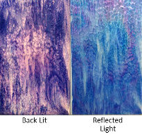 White Opal and Cobalt Blue High Strike Irid – Stained Glass Express