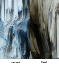 Black White Zebra Opal 96 COE – Stained Glass Express