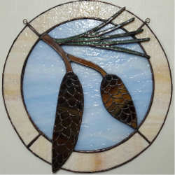 Pine Cone Panel Inspiration Kit – Stained Glass Express
